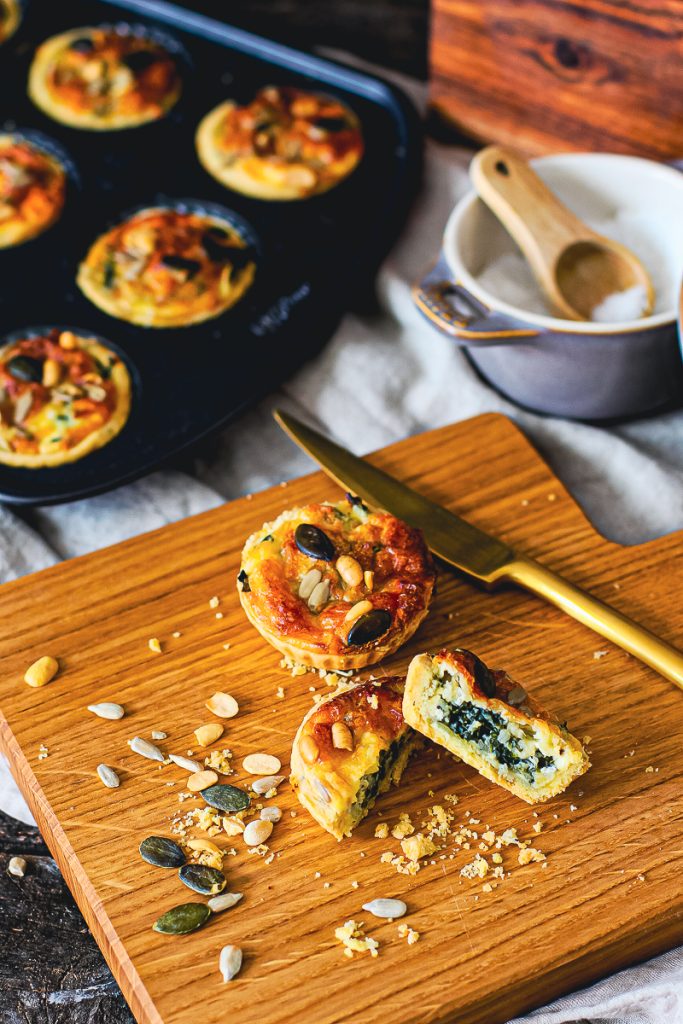 Beste Mini-Käse-Quiches mit Mangold - Holla die Kochfee