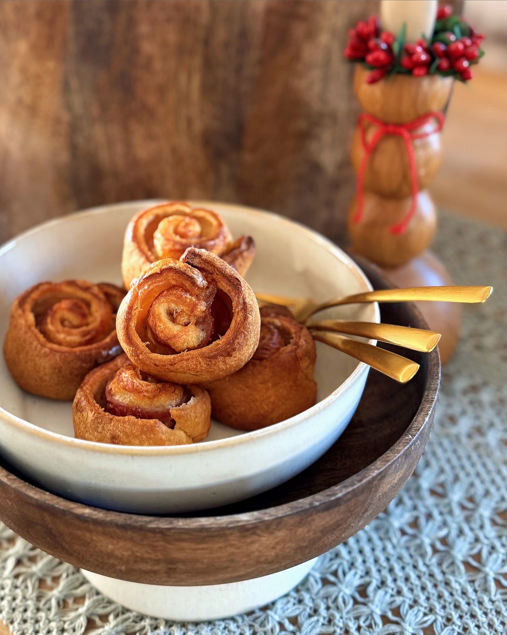 Schinken-Käse Cronuts - der schnelle Snack - Holla die Kochfee